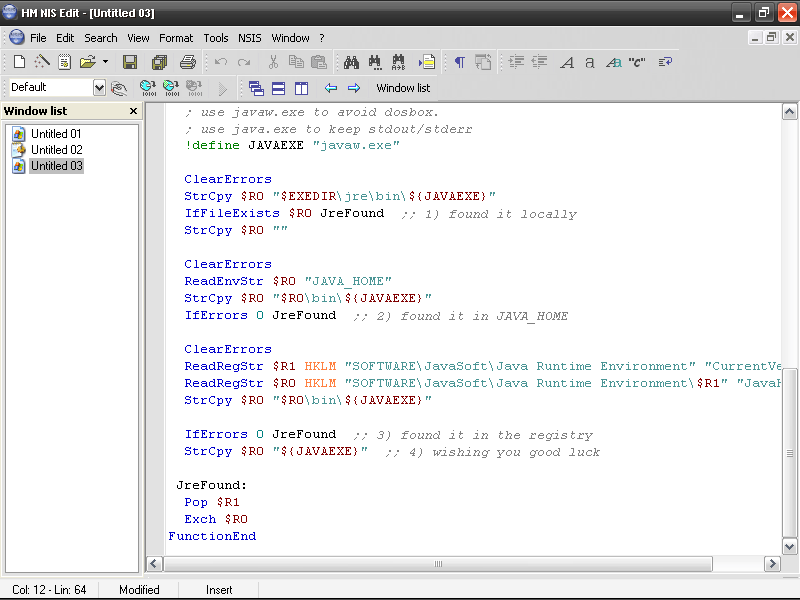 HM NIS Edit latest version - Get best Windows software