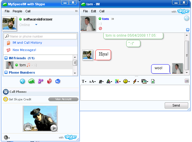 MySpaceIM download for free - SoftDeluxe