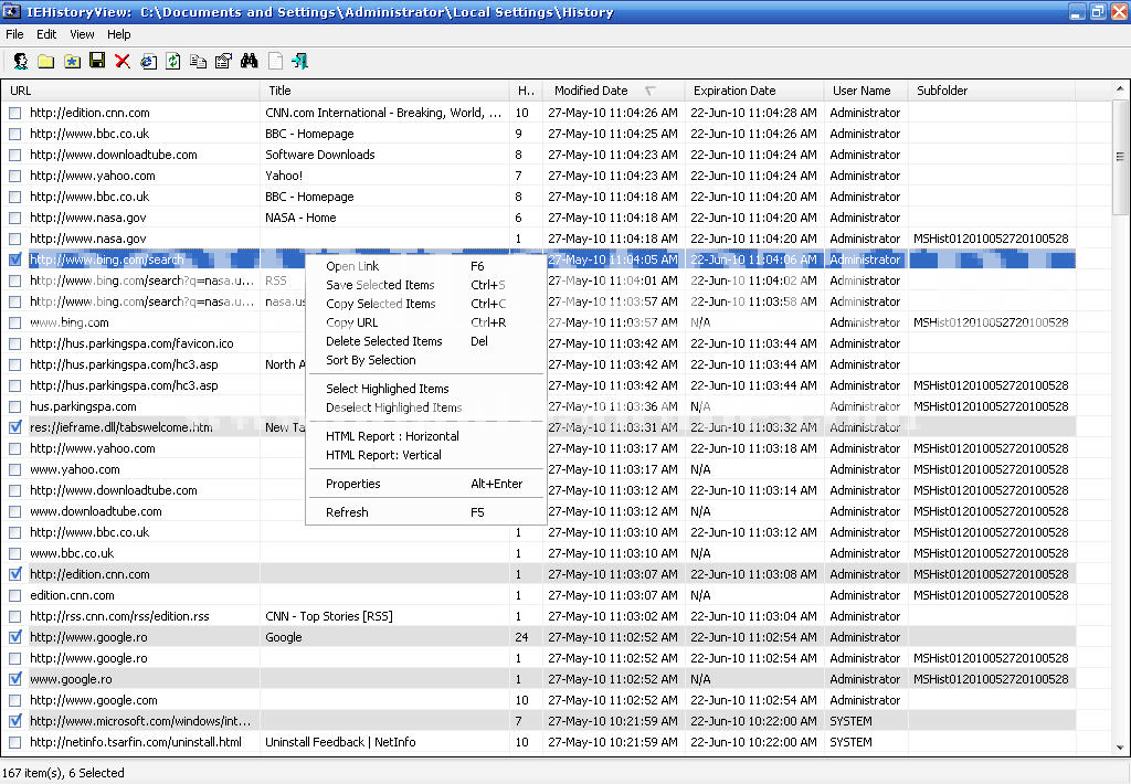 IEHistoryView latest version - Get best Windows software