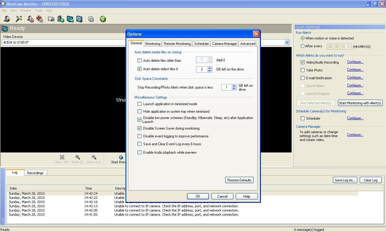 WebCam Monitor download for free - SoftDeluxe