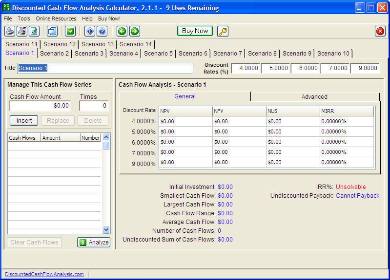  Discounted Cash Flow Analysis Calculator Latest Version Get Best 