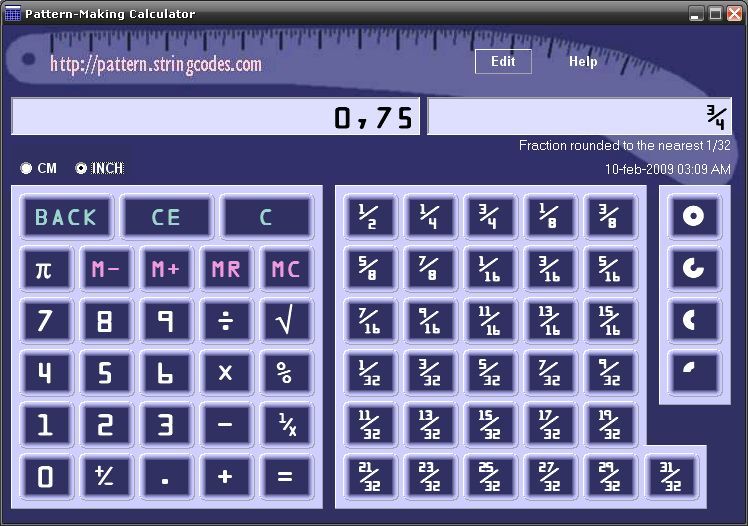 Pattern Making Calculator Latest Version Get Best Windows Software