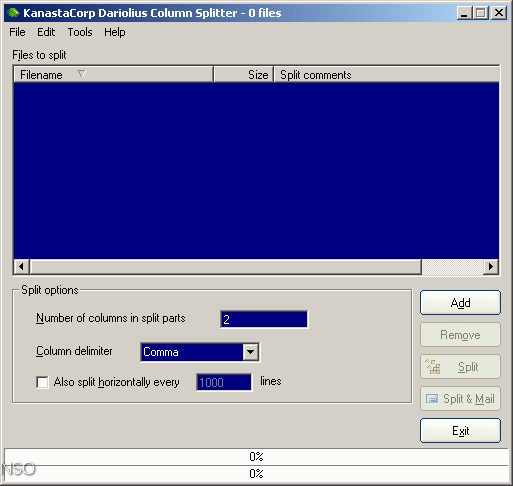 Dariolius Column Splitter download for free - SoftDeluxe