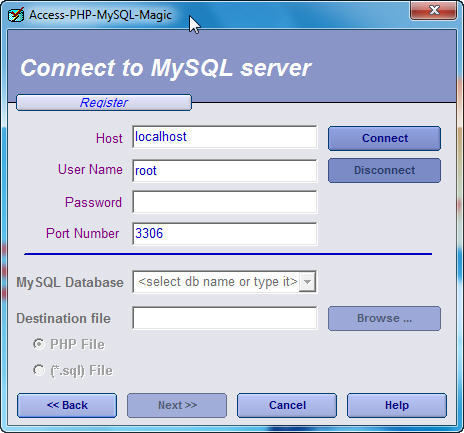 Access-PHP-MySQL-Magic Demo latest version - Get best Windows software