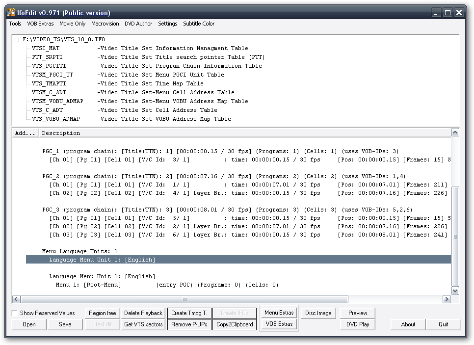 IfoEdit latest version - Get best Windows software