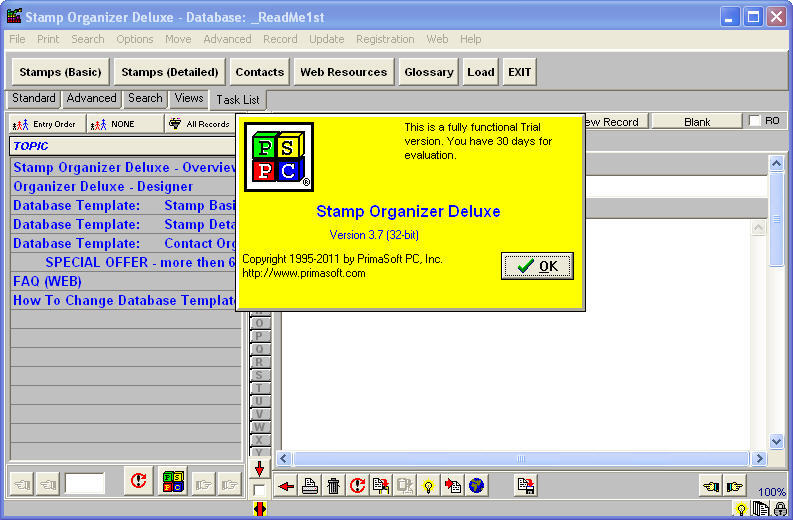 STAMP ORGANIZER DELUXE latest version - Get best Windows software