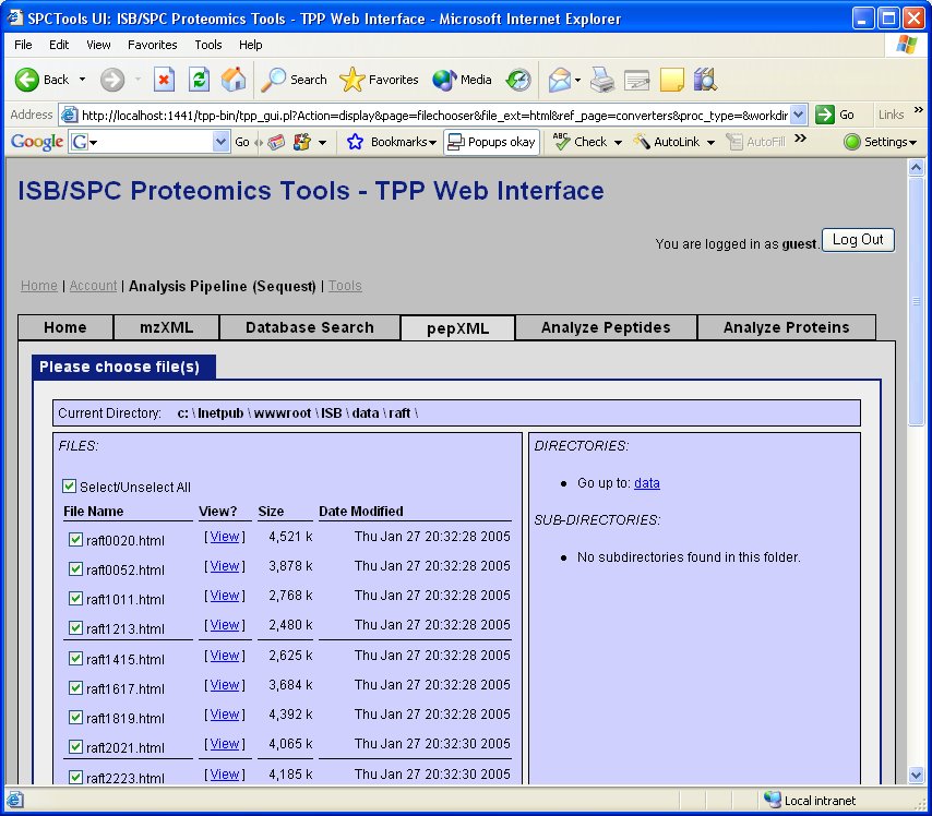 Trans Proteomics Pipeline latest version - Get best Windows software