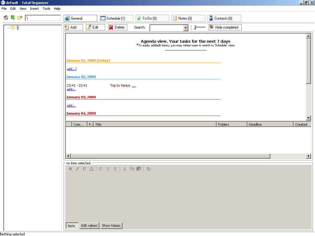 Total Organizer latest version - Get best Windows software