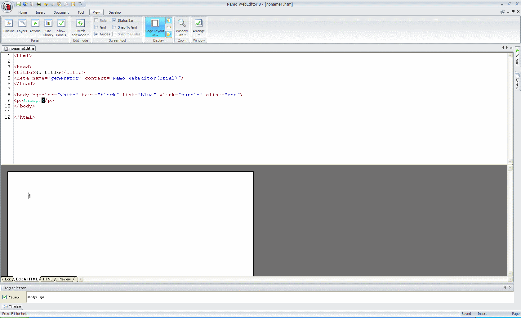 Namo WebEditor download for free - SoftDeluxe