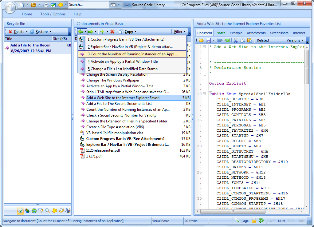Source Code Library latest version - Get best Windows software