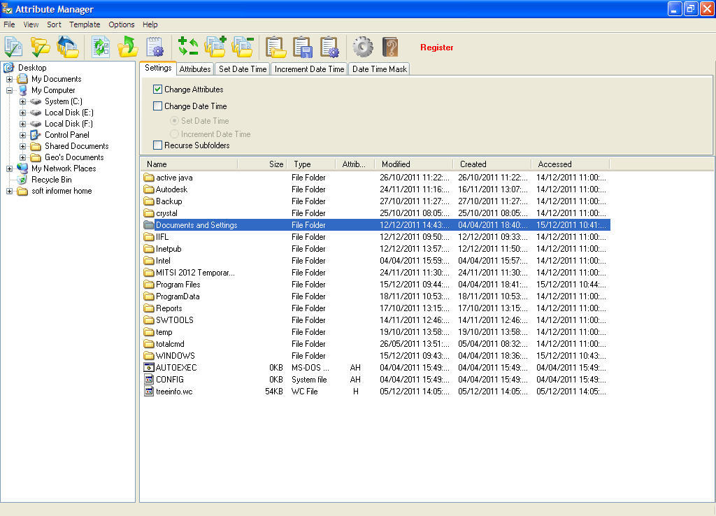 Attribute Manager latest version - Get best Windows software