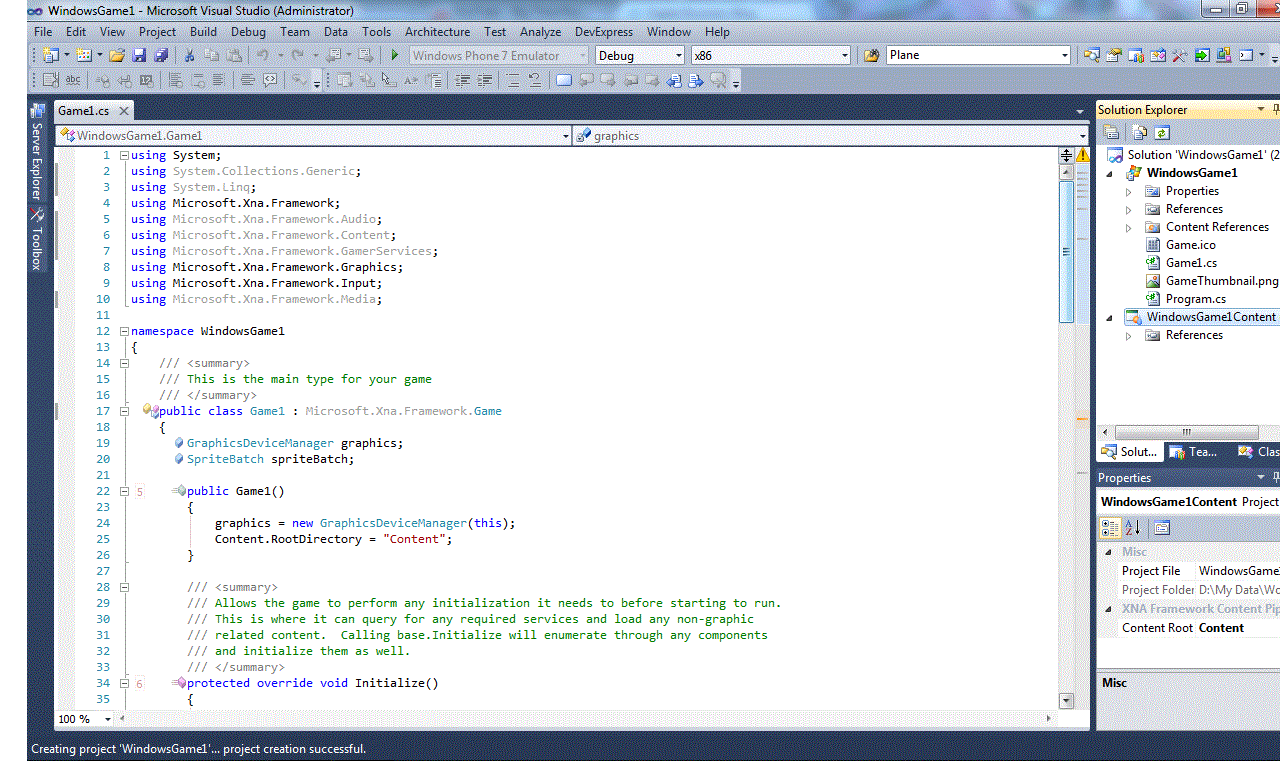 Microsoft XNA Game Studio Refresh download for free - SoftDeluxe