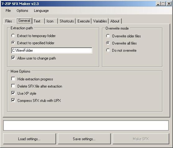 7-Zip SFX Maker latest version - Get best Windows software