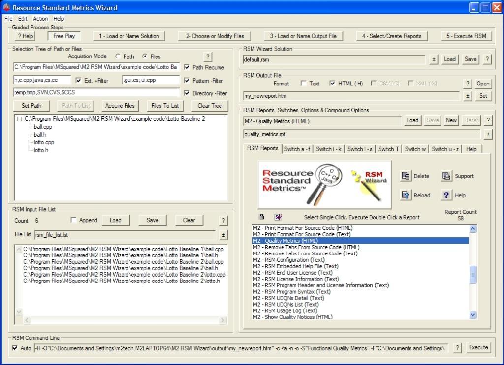 Resource Standard Metrics and GUI Wizard download for free - SoftDeluxe