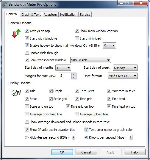 Bandwidth Meter Pro download for free - SoftDeluxe