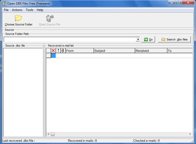 Open DBX Files Free latest version - Get best Windows software