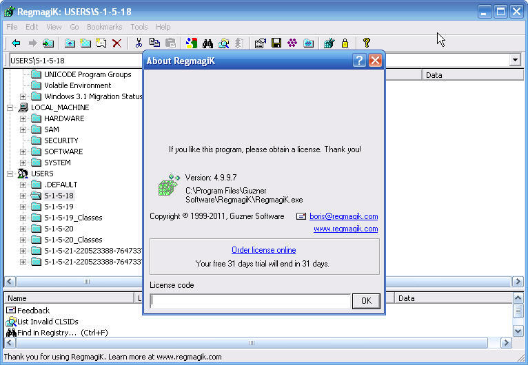 RegMagik latest version - Get best Windows software