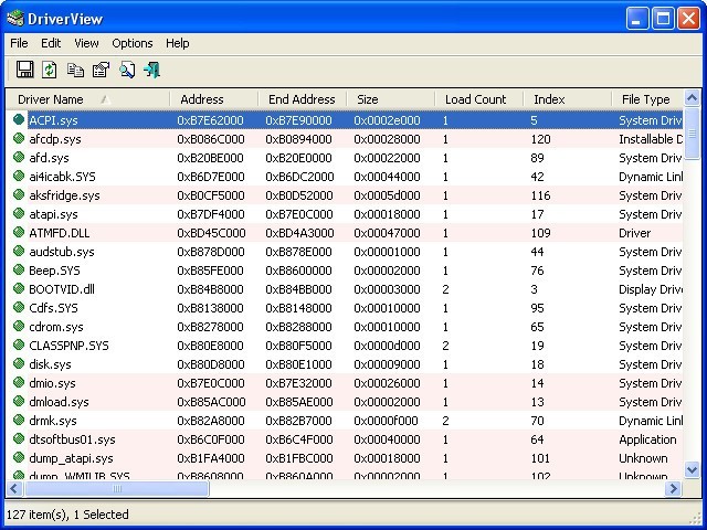 DriverView download for free - SoftDeluxe