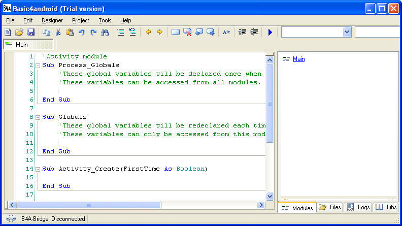 Basic4android download for free - SoftDeluxe