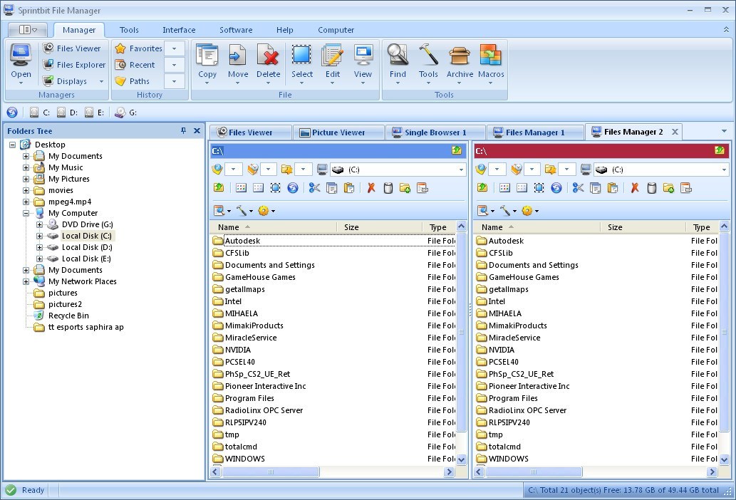 Sprintbit File Manager latest version - Get best Windows software