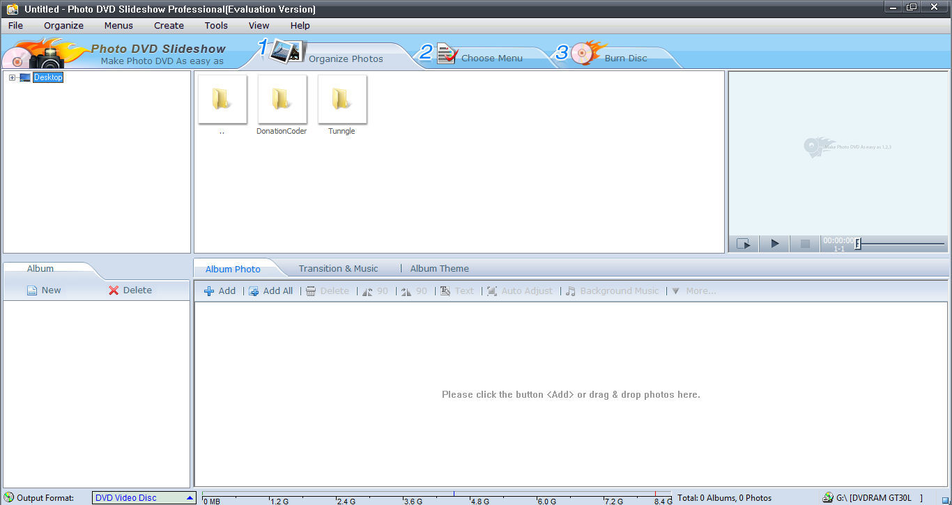 Photo DVD Slideshow Professional download for free - SoftDeluxe