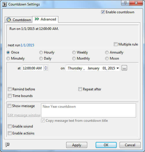 TimeLeft download for free - SoftDeluxe