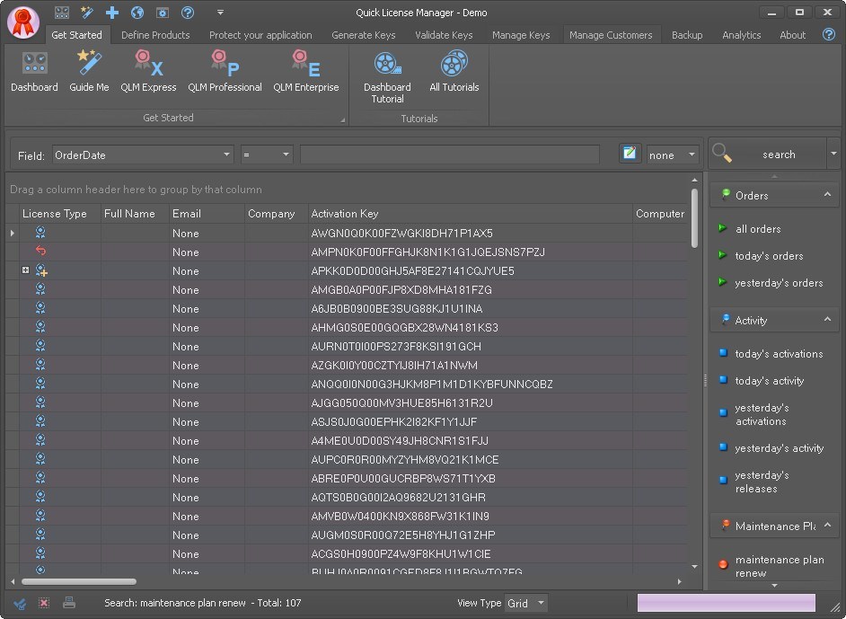 Quick License Manager latest version - Get best Windows software