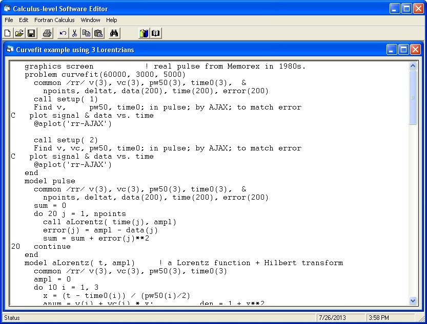 FC-Win Front-end for Fortran Calculus latest version - Get best Windows ...