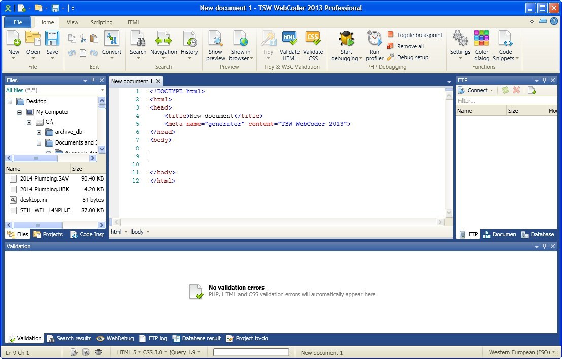 TSW WebCoder 2013 latest version - Get best Windows software