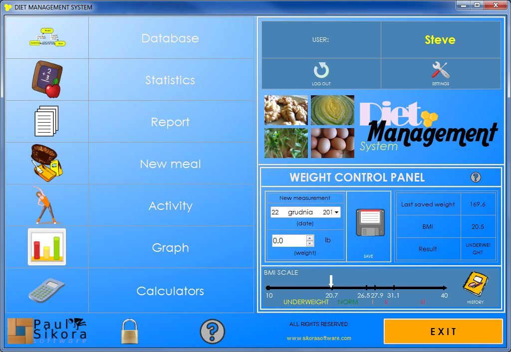 Diet Management System latest version - Get best Windows software