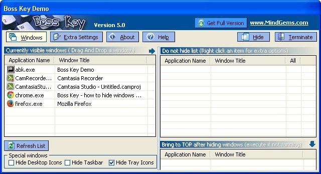 Boss Key download for free - SoftDeluxe