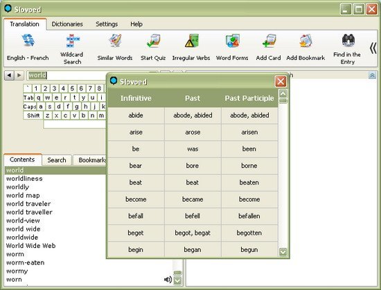 SlovoEd Compact English-French download for free - SoftDeluxe