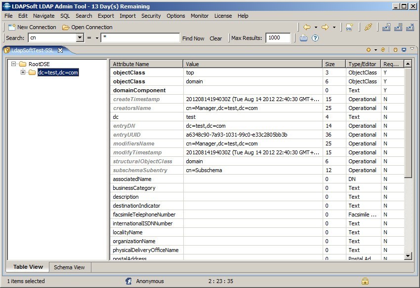 Ldap Admin Tool download for free - SoftDeluxe