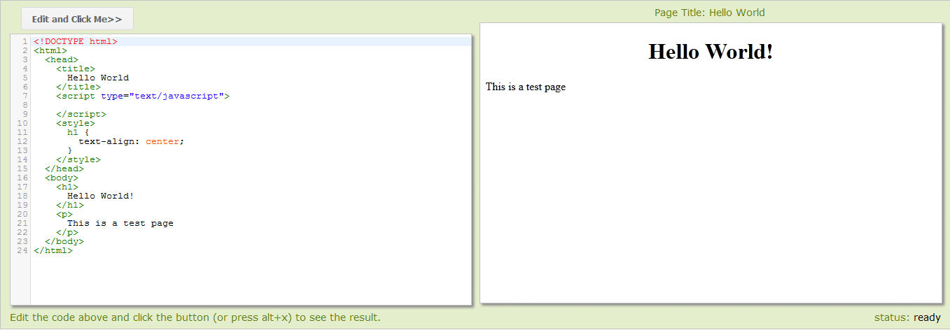 Tryit Editor download for free - SoftDeluxe