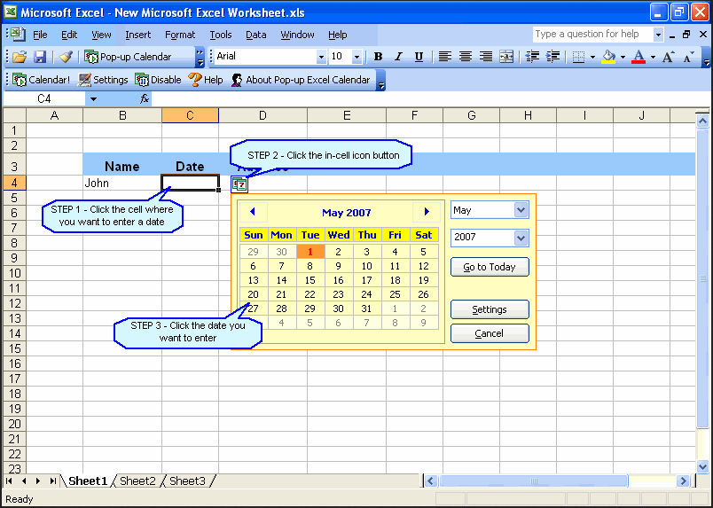 Pop up Excel Calendar Latest Version Get Best Windows Software