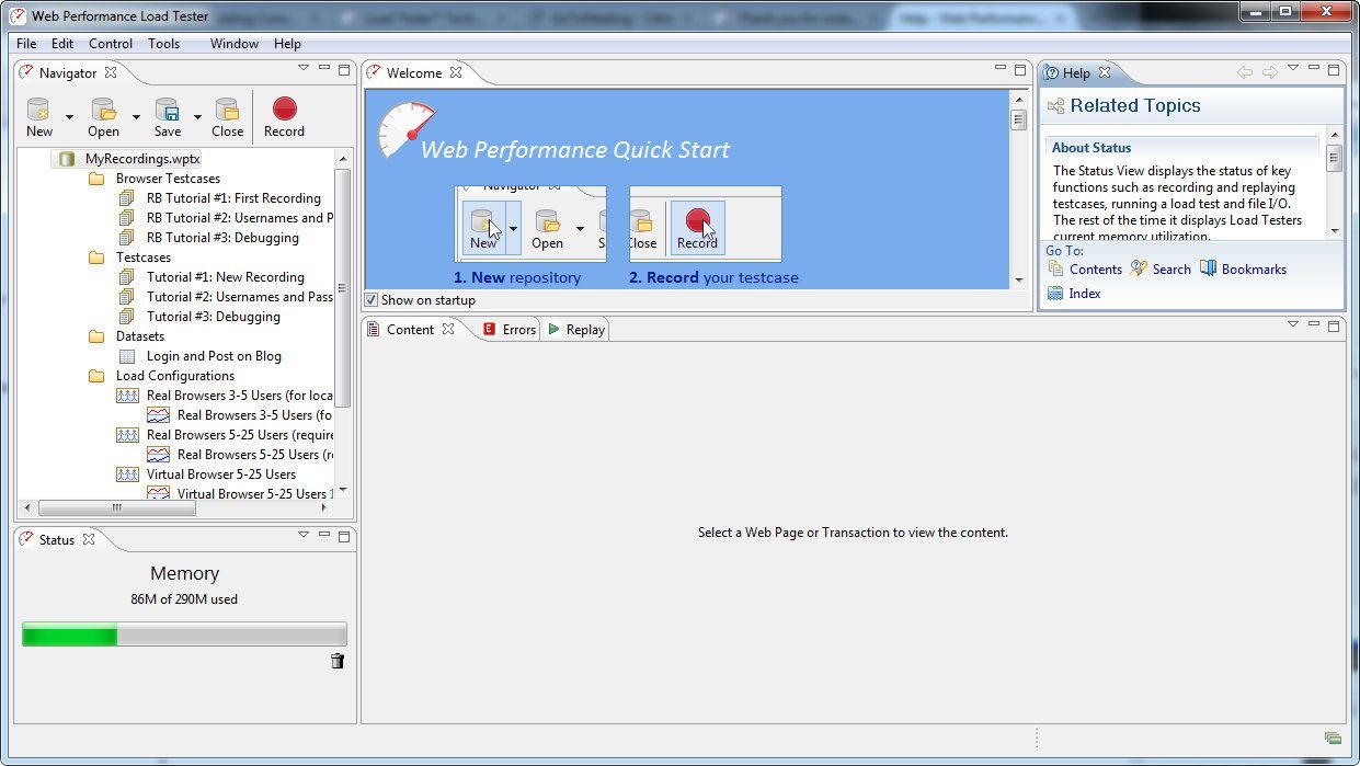 Web Performance Tester latest version - Get best Windows software