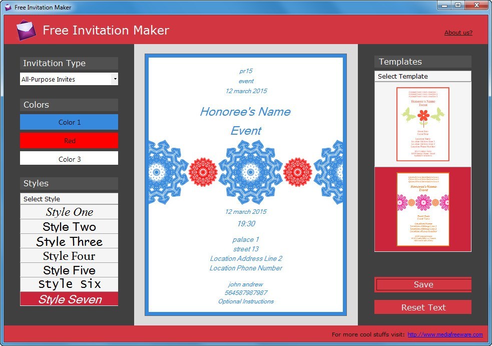 Free Invitation Maker Download For Free SoftDeluxe