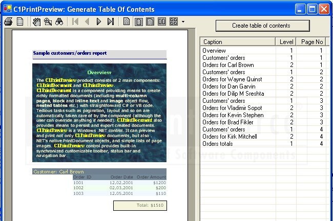 ComponentOne Preview for .NET latest version - Get best Windows software