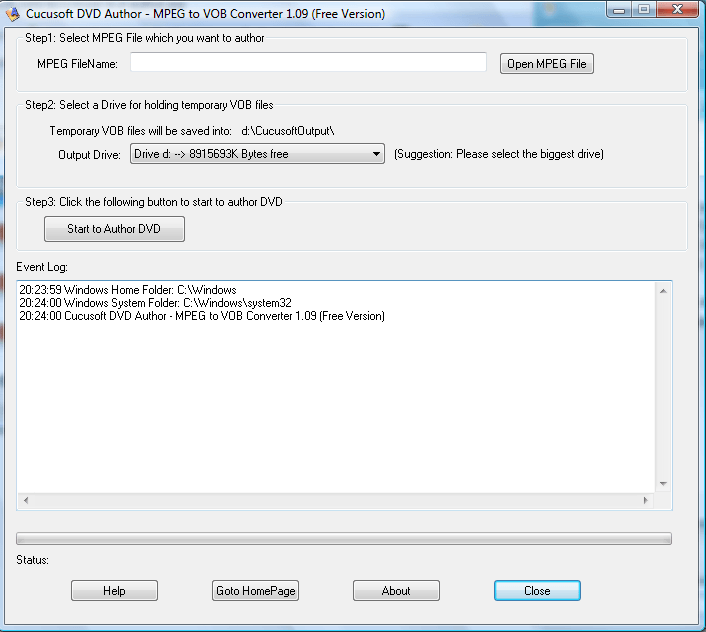 Cucusoft MPEG to DVD Author latest version - Get best Windows software