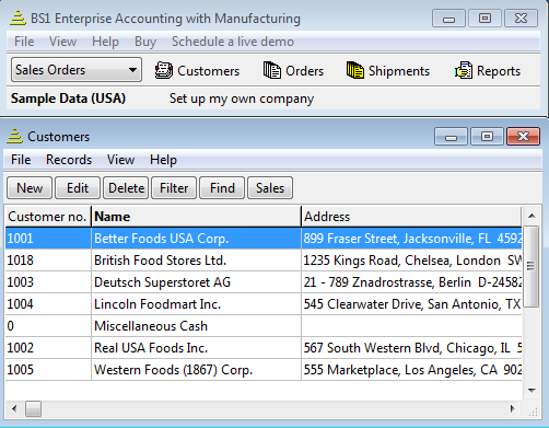 BS1 Enterprise Accounting download for free - SoftDeluxe