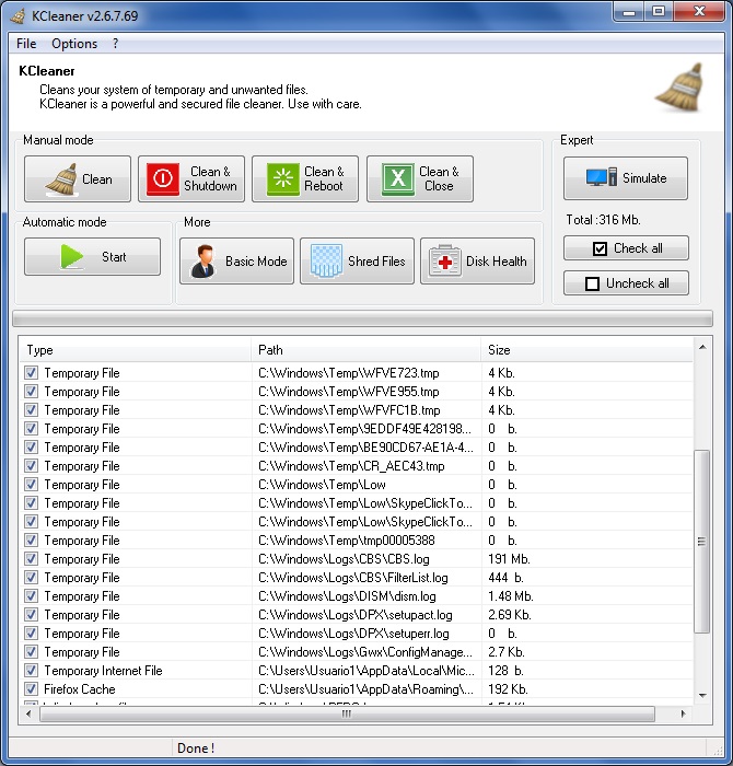 KC Softwares KCleaner latest version - Get best Windows software
