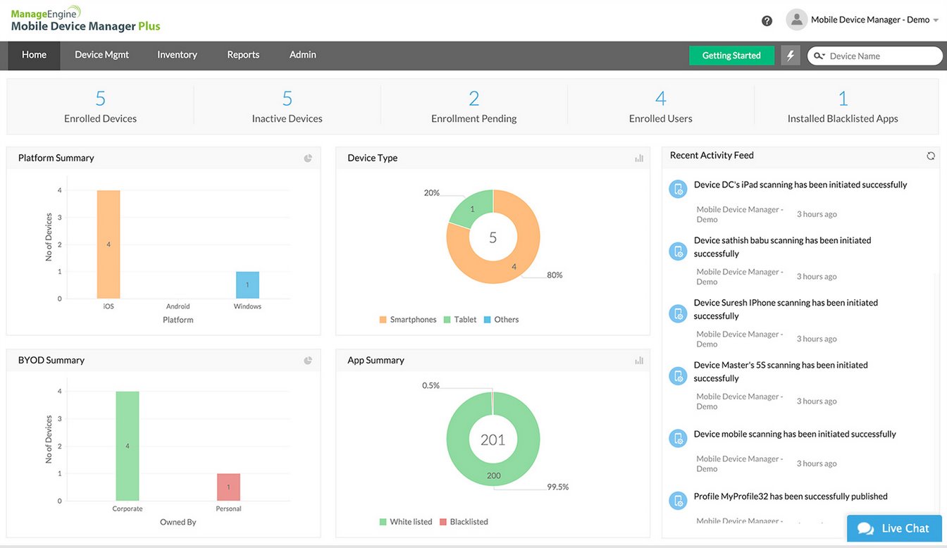 Manageengine Mobile Device Manager Plus Download For Free Softdeluxe