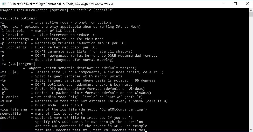 OgreXmlConverter download for free - SoftDeluxe