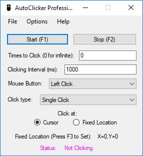 AutoClicker Professional latest version - Get best Windows software
