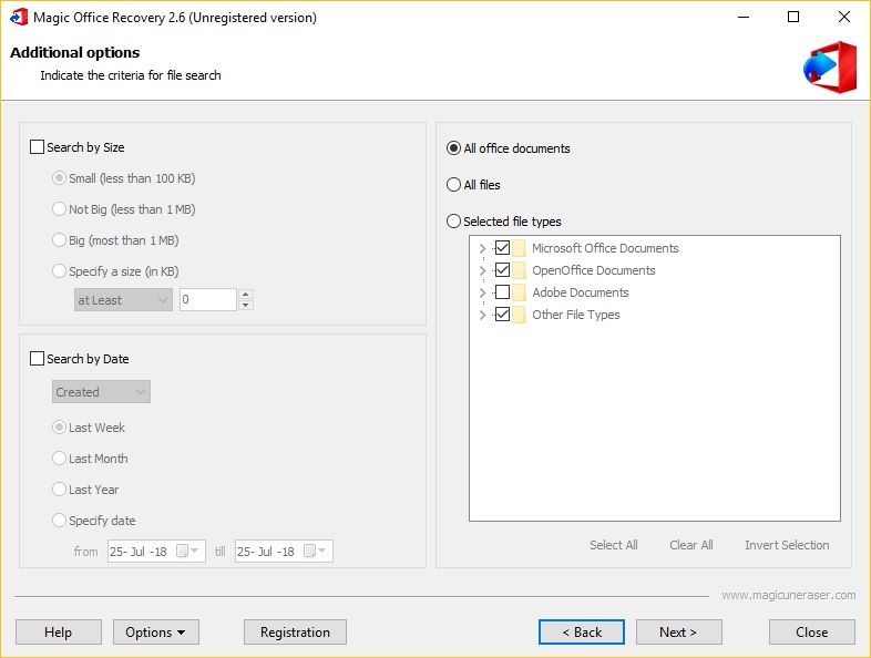 Magic Office Recovery latest version - Get best Windows software