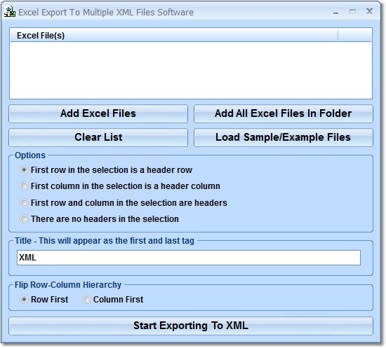 Excel Export To Multiple XML Files Software Latest Version Get Best 